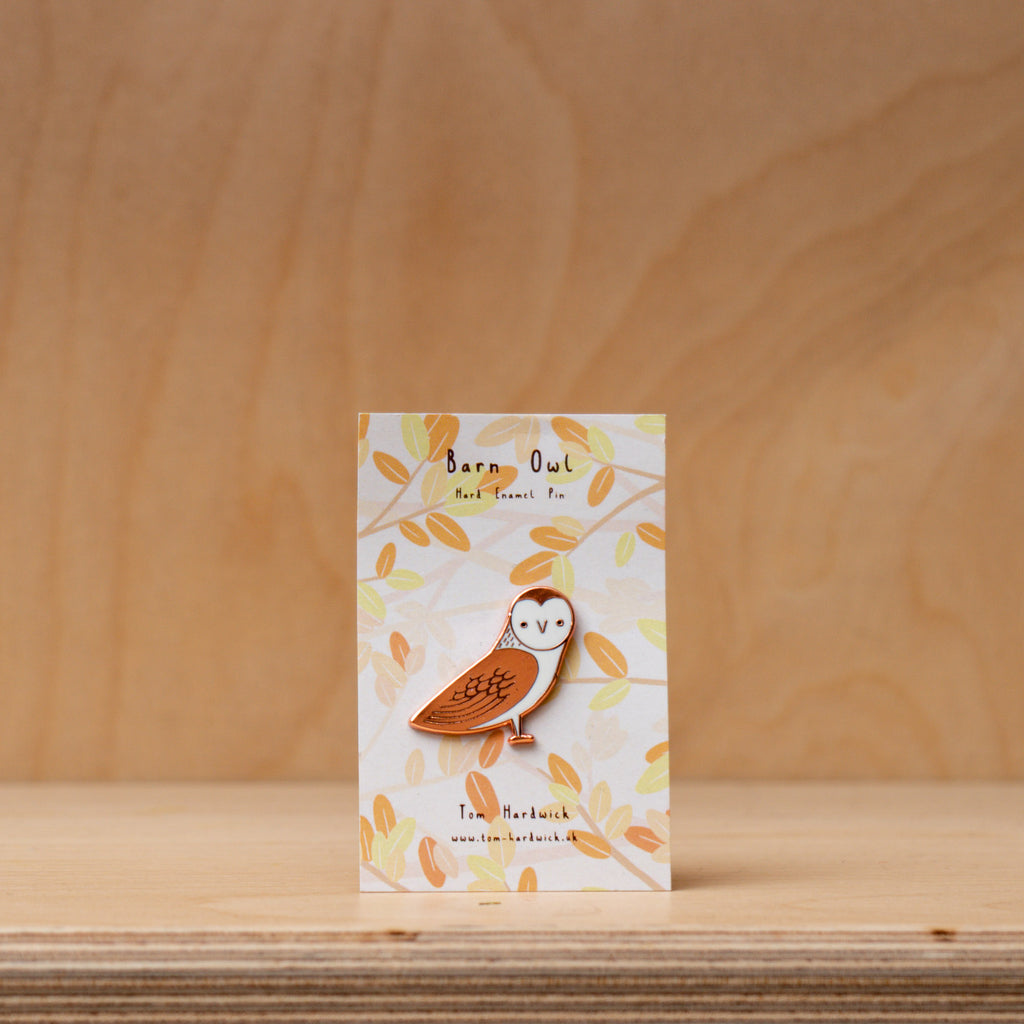 Tom Hardwick Enamel Pin - Owl – mlkwood store